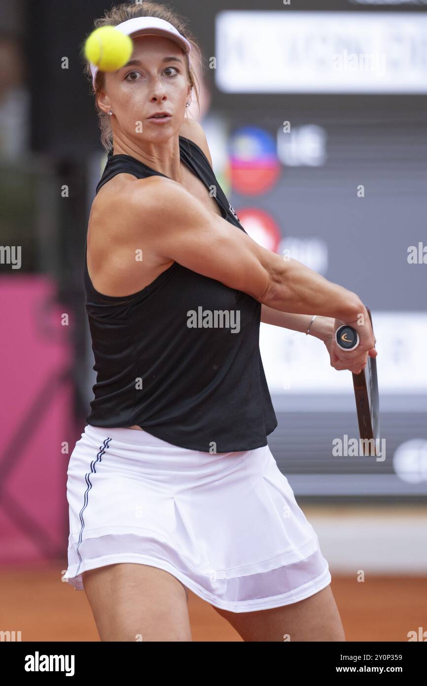 Montreux Switzerland, 09 03 2024: Valentina Ryser (SWI) vs, Kathinka ...