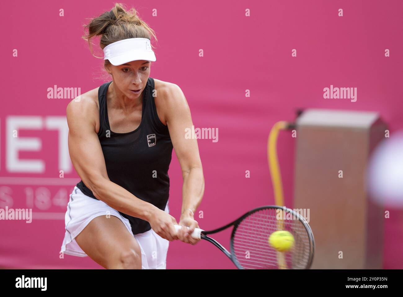 Montreux Switzerland, 09 03 2024: Valentina Ryser (SWI) vs, Kathinka ...