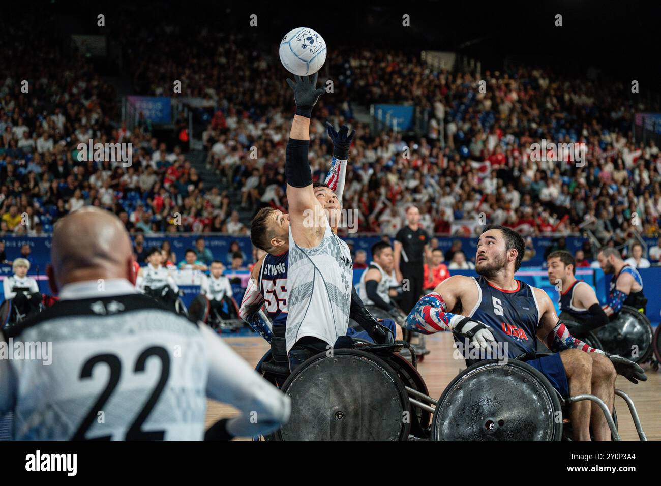 Japan Yukinobu Ike (21) gains possession against United States Mason ...