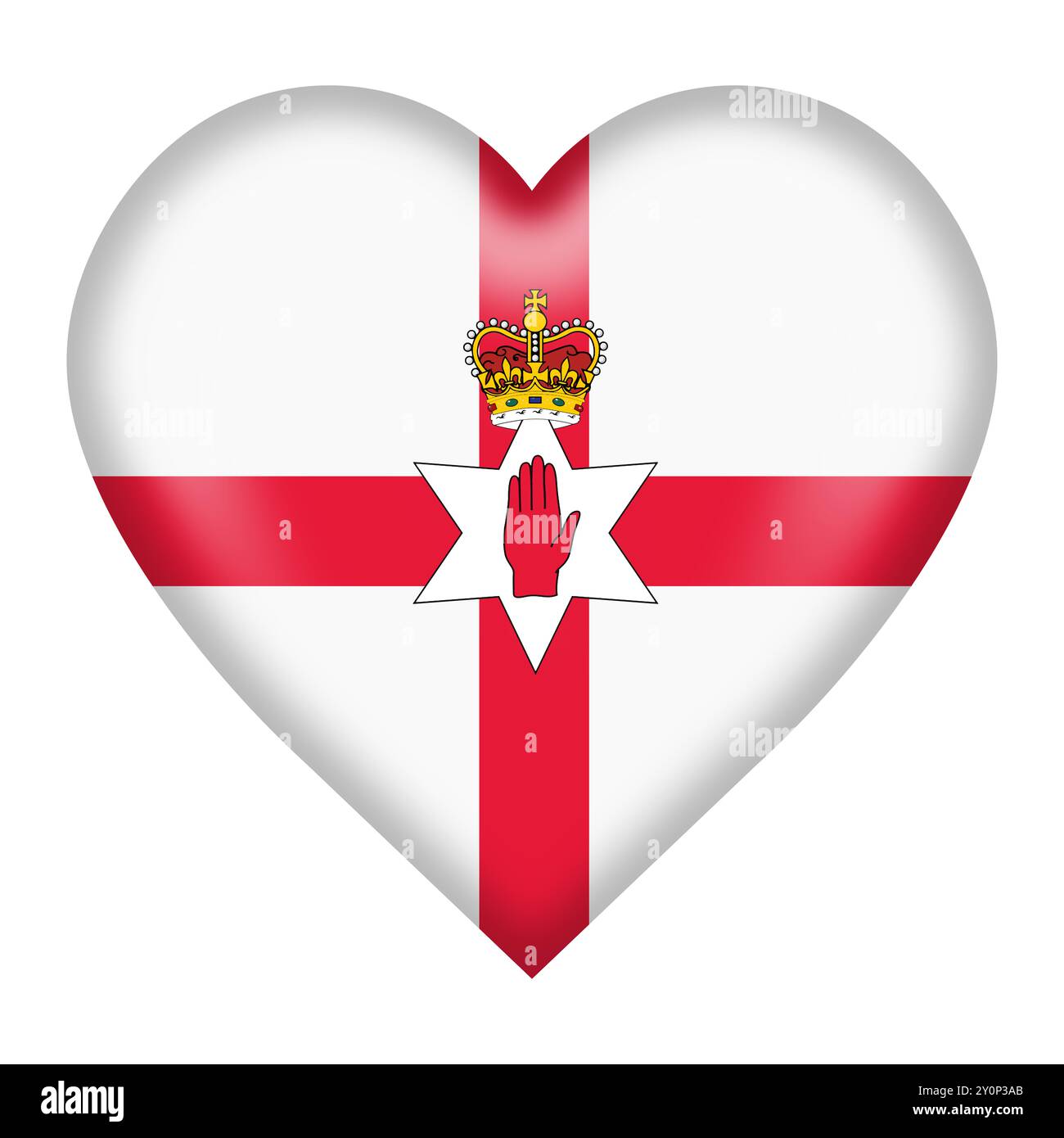 Northern ireland flag heart hi-res stock photography and images - Alamy
