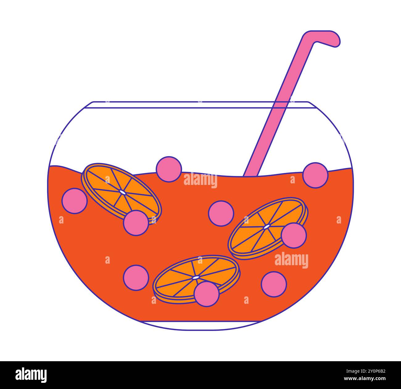 Ladle delicious aromatic punch Stock Vector Images - Alamy