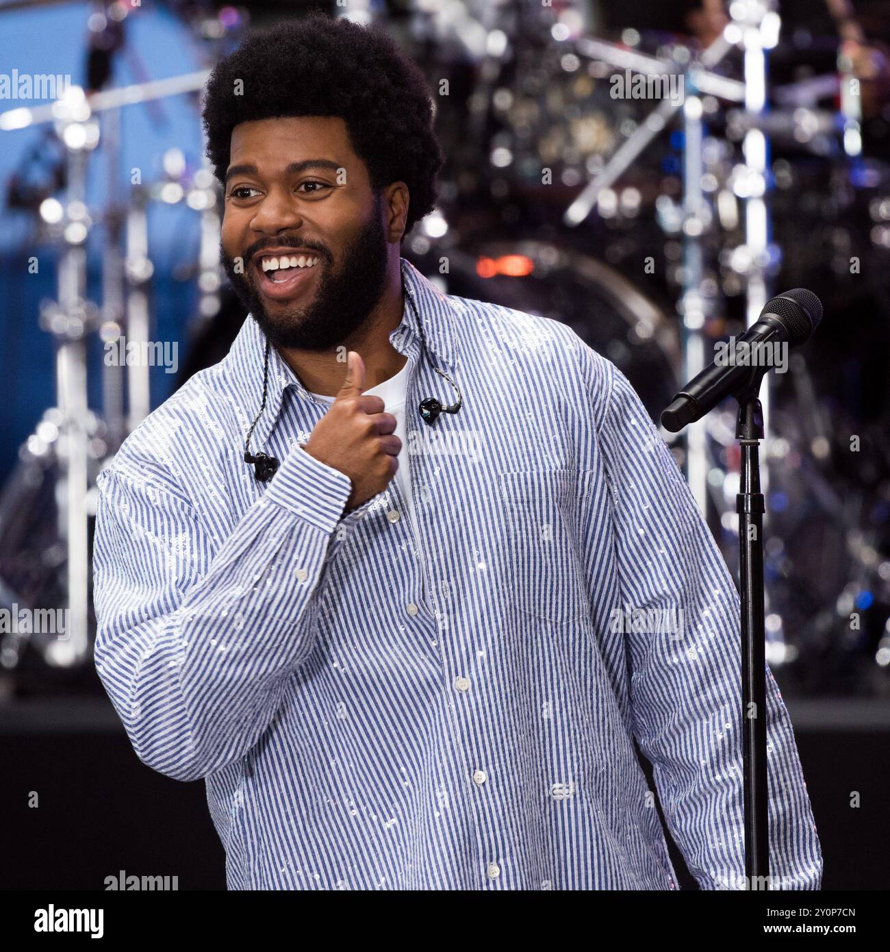 Ny. 30th Aug, 2024. Khalid on stage for NBC Today Show Concert Series ...