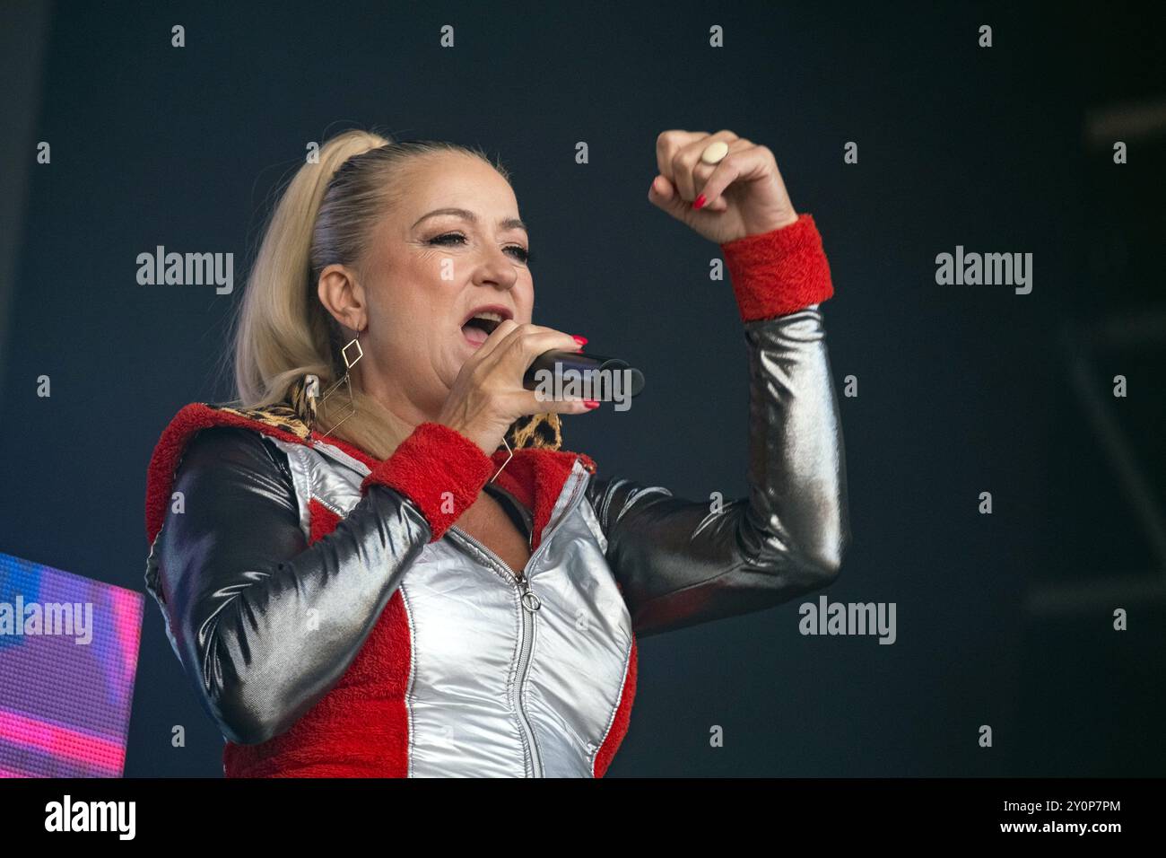 Trondheim, Norway. 24th, August 2024. The Danish Eurodance gropu Daze ...