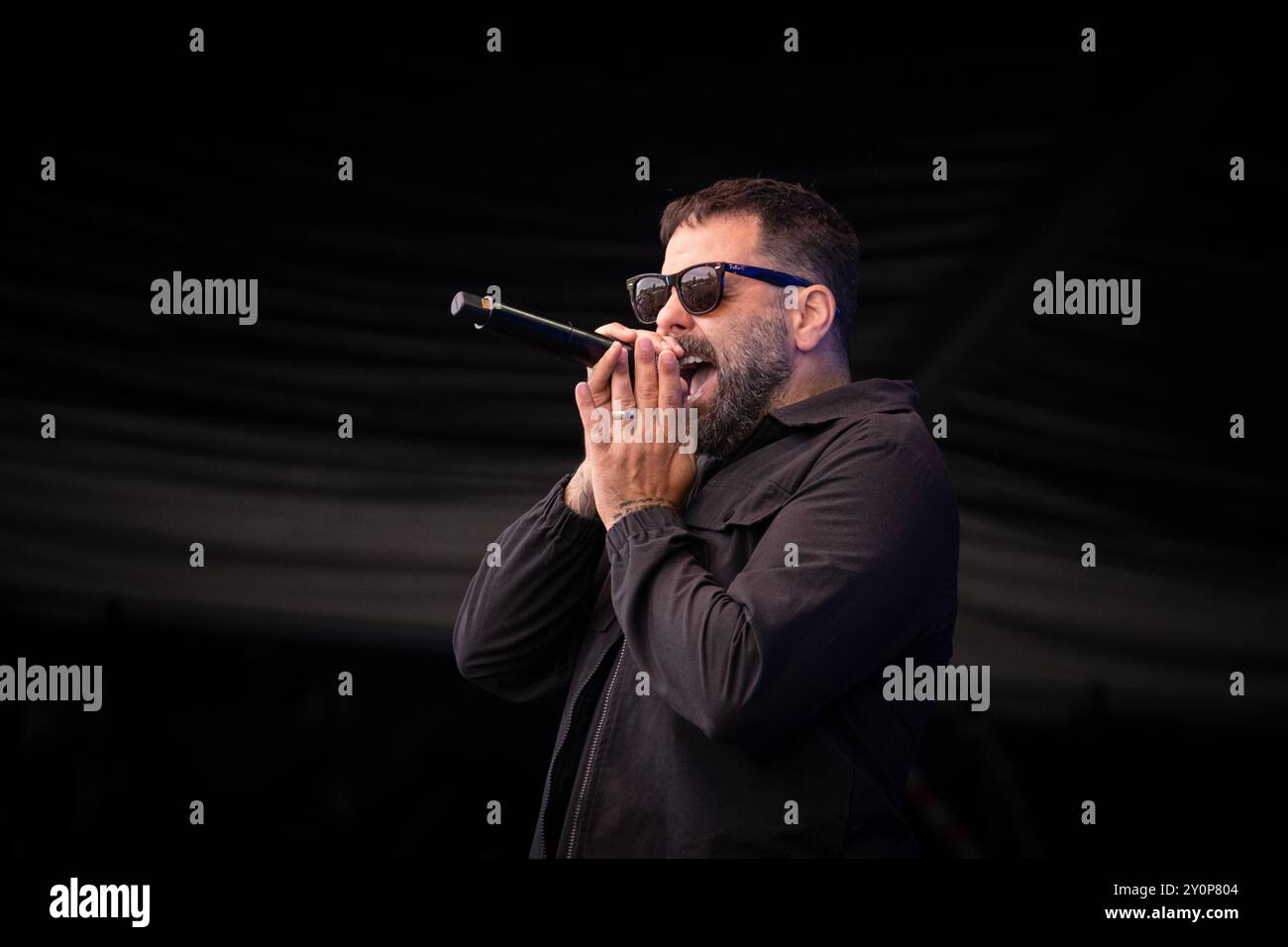 Trondheim, Norway. 24th, August 2024. The British boyband Five performs ...