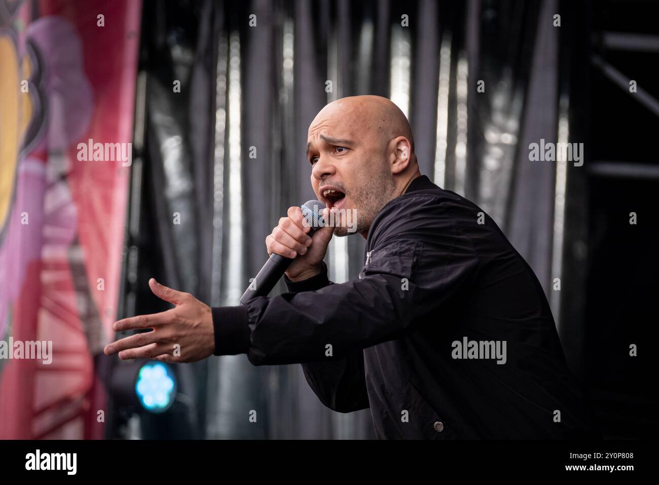 Trondheim, Norway. 24th, August 2024. The British boyband Five performs ...