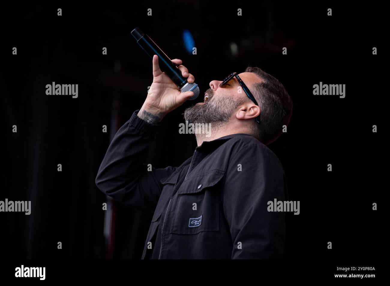 Trondheim, Norway. 24th, August 2024. The British boyband Five performs ...