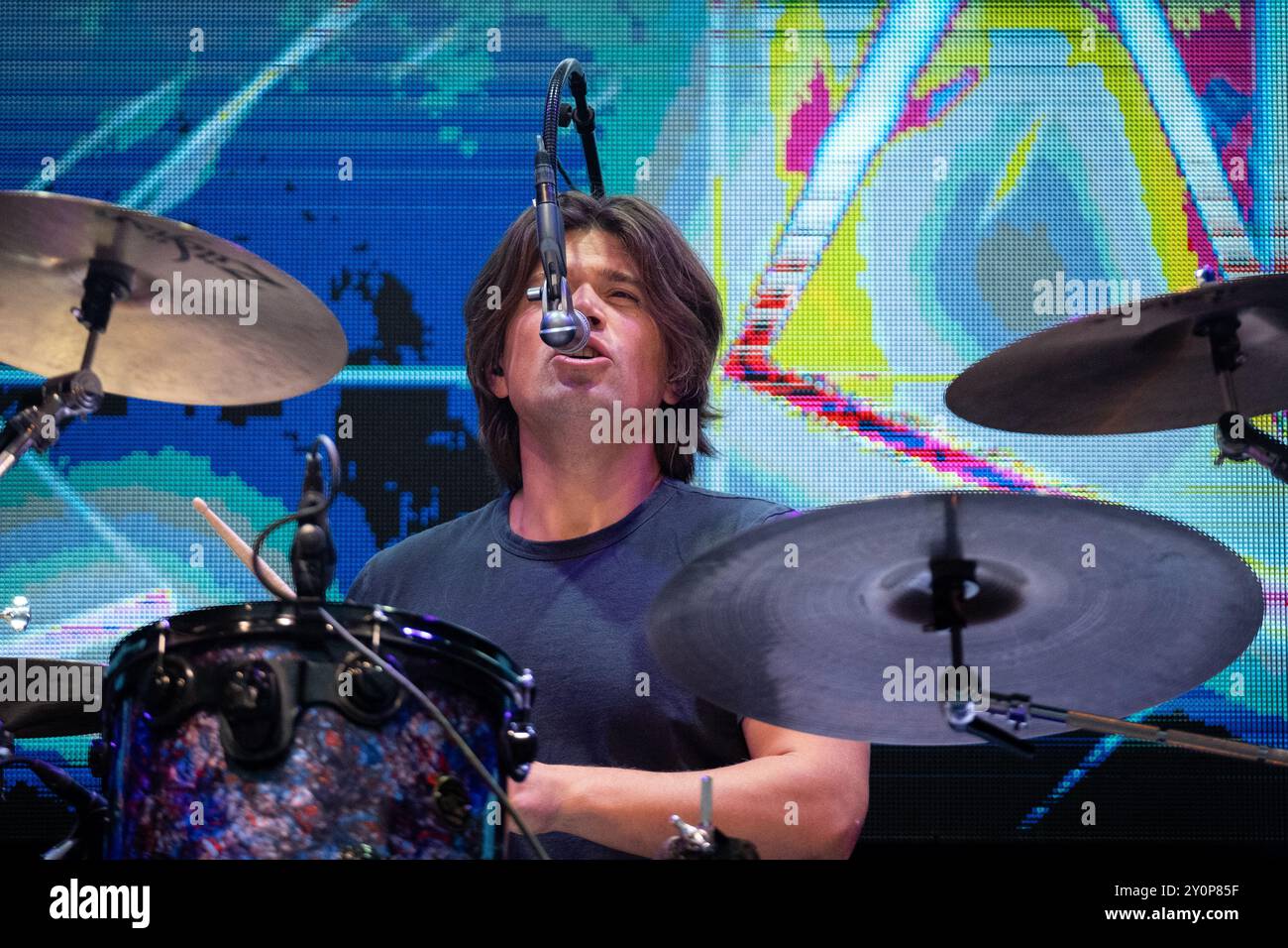 Trondheim, Norway. 24th, August 2024. The American band Hanson performs ...