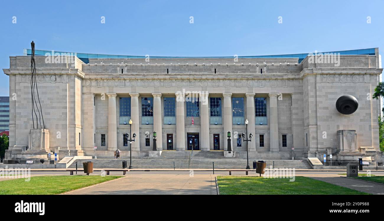 Central Library, main branch of Indianapolis Public Library in ...