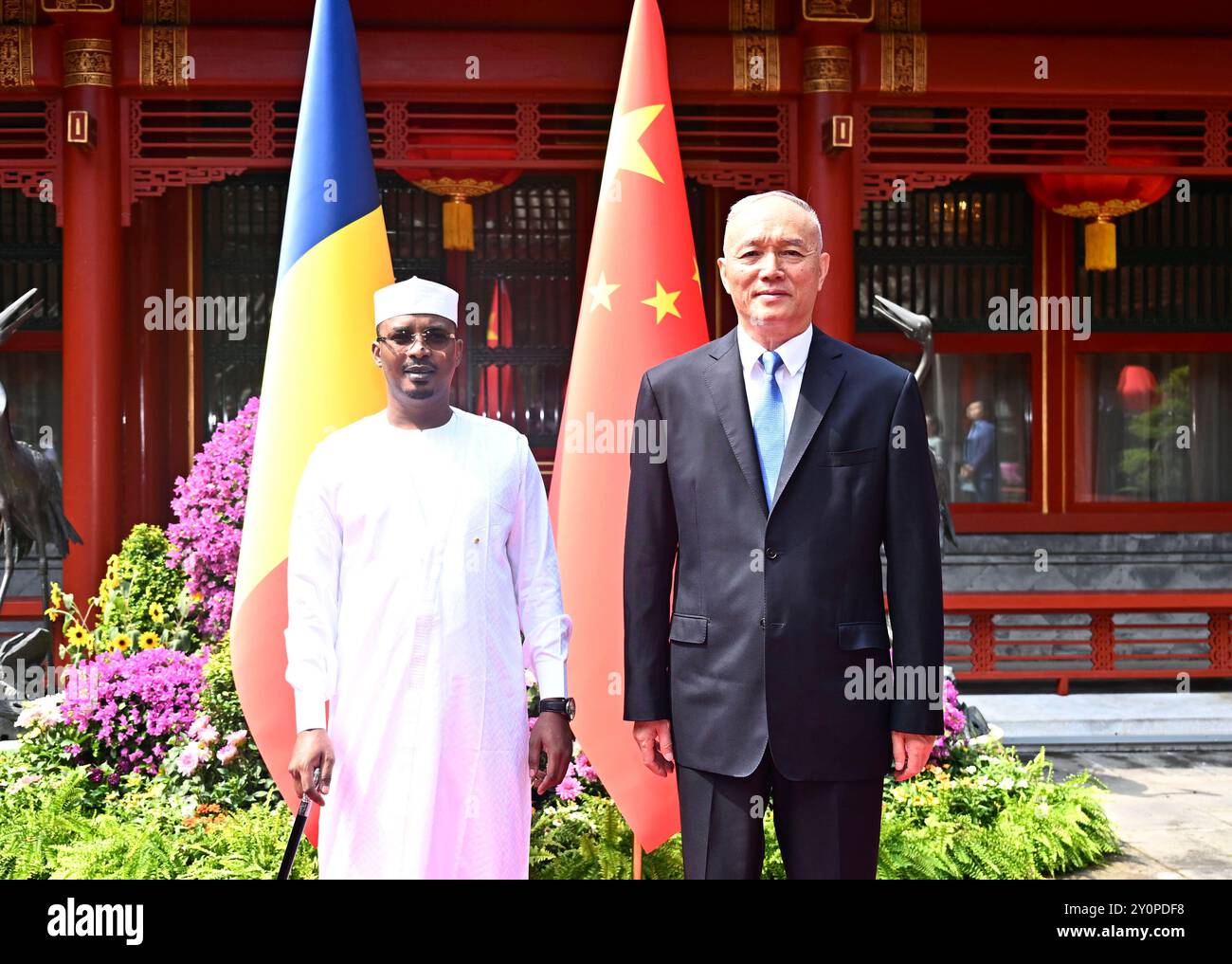 Beijing, China. 3rd Sep, 2024. Cai Qi, a member of the Standing ...