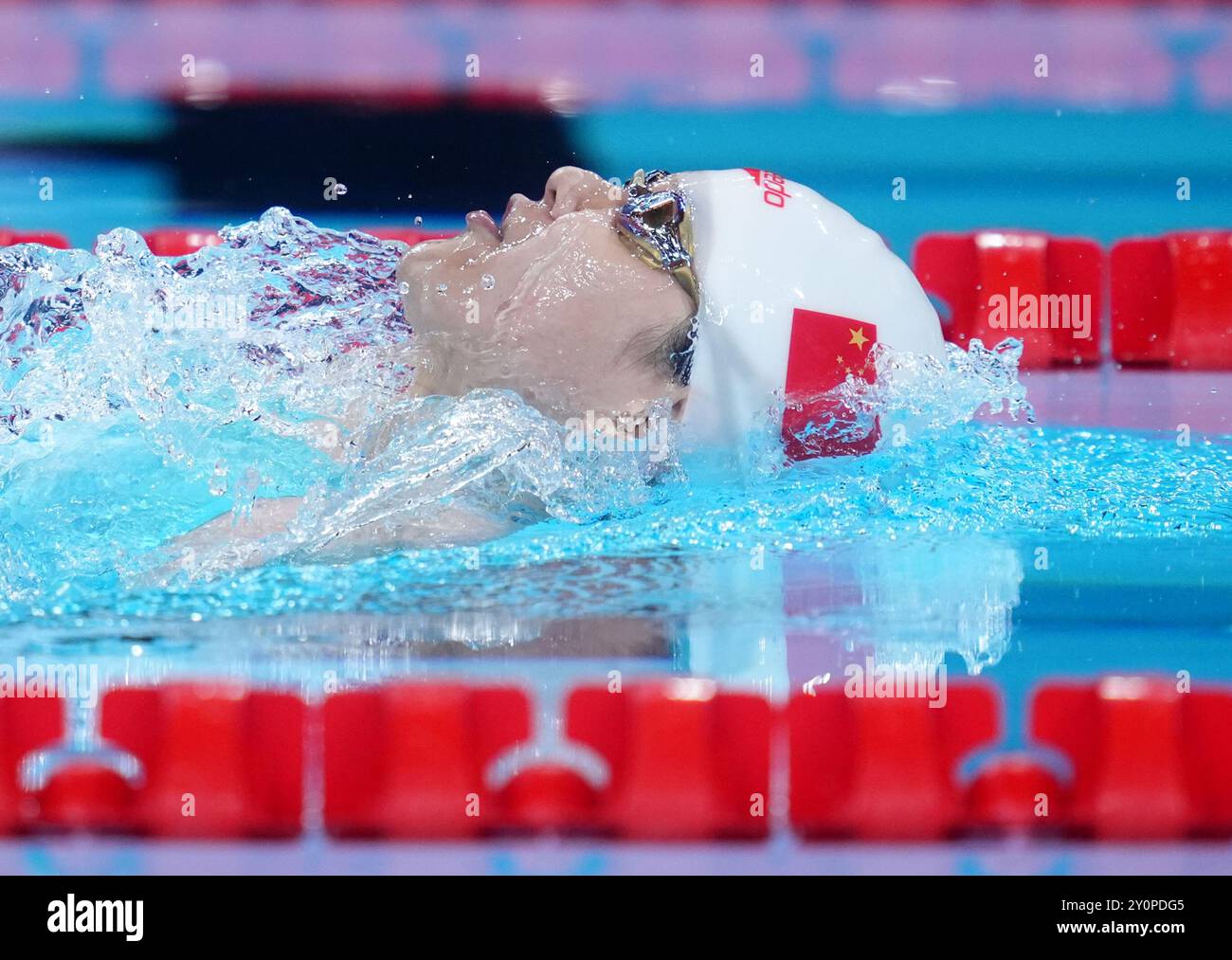 China's Dong Lu wins gold in the Women's 50m Backstroke S5 Final at the ...