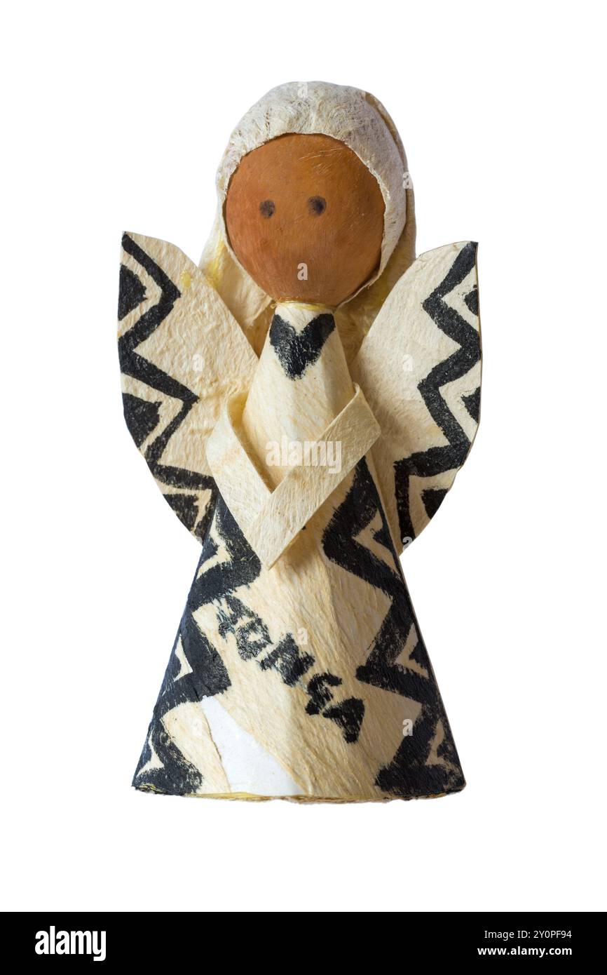 Doll souvenir from Tonga isolated on white background Stock Photo - Alamy