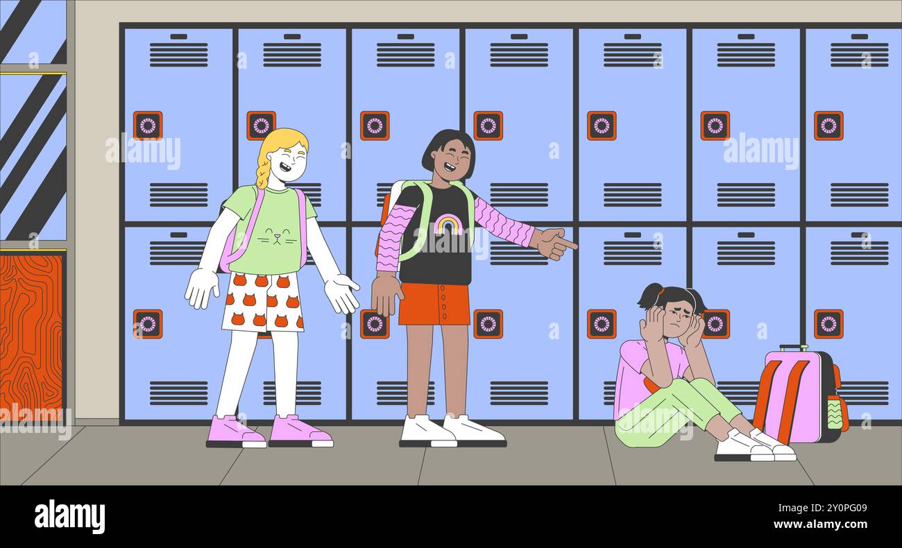 Kids laughing south american Stock Vector Images - Alamy