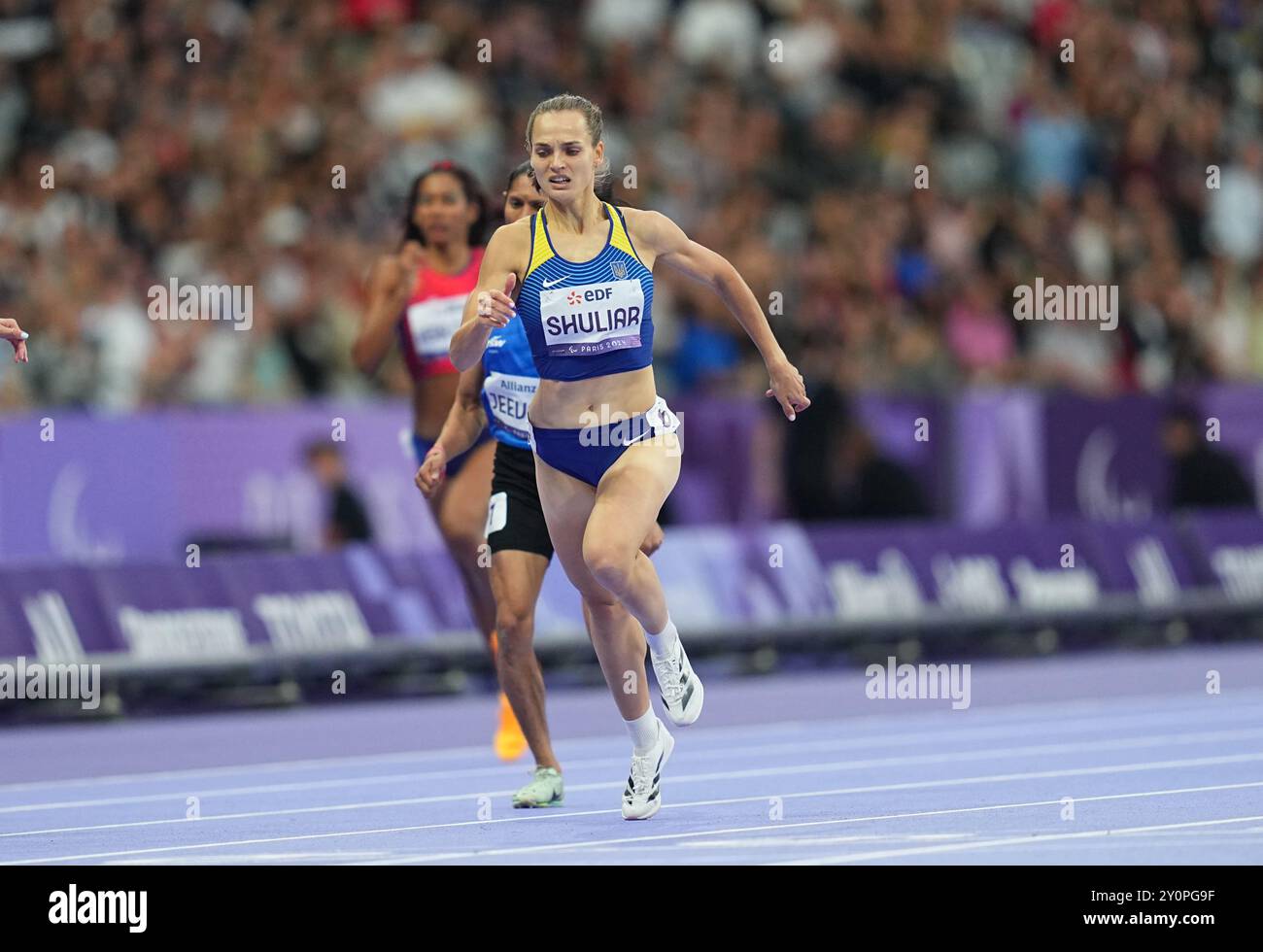 Stade de France, Paris, France. 03rd Sep, 2024. Yuliia Shuliar of ...