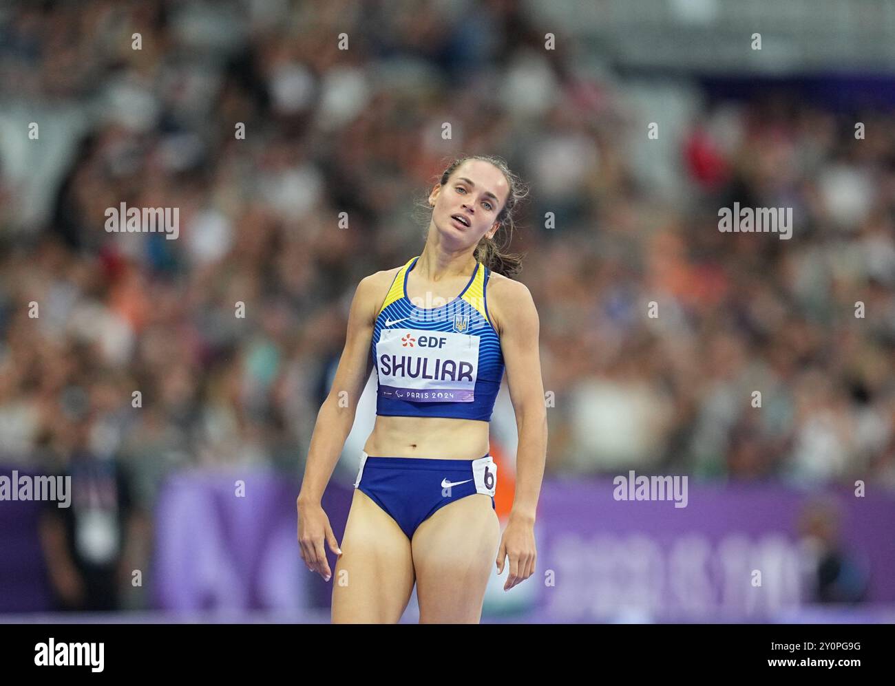 Stade de France, Paris, France. 03rd Sep, 2024. Yuliia Shuliar of ...