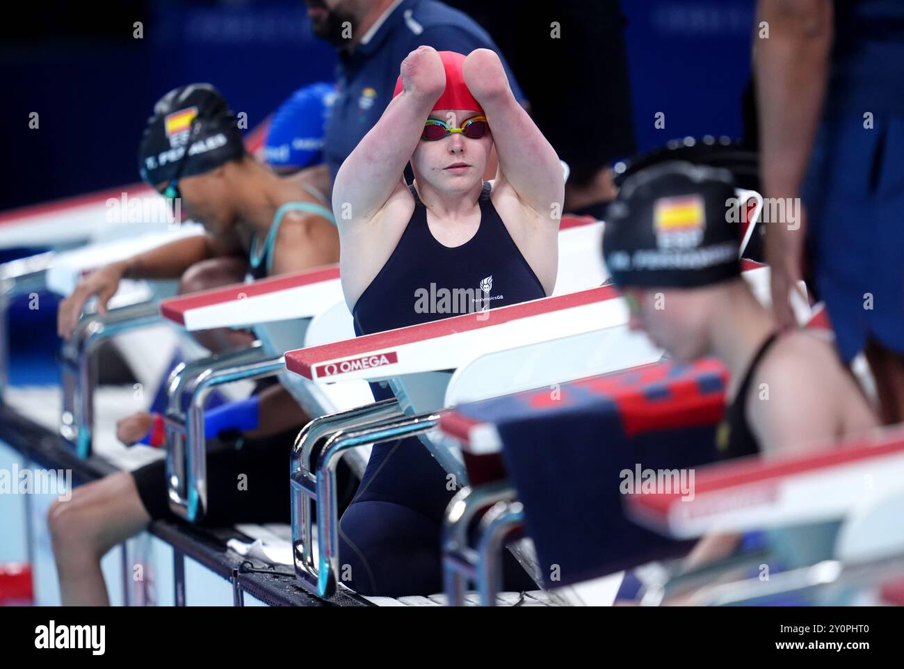 Great Britain's Ellie Challis ahead of the Women's 100m Freestyle S3 ...