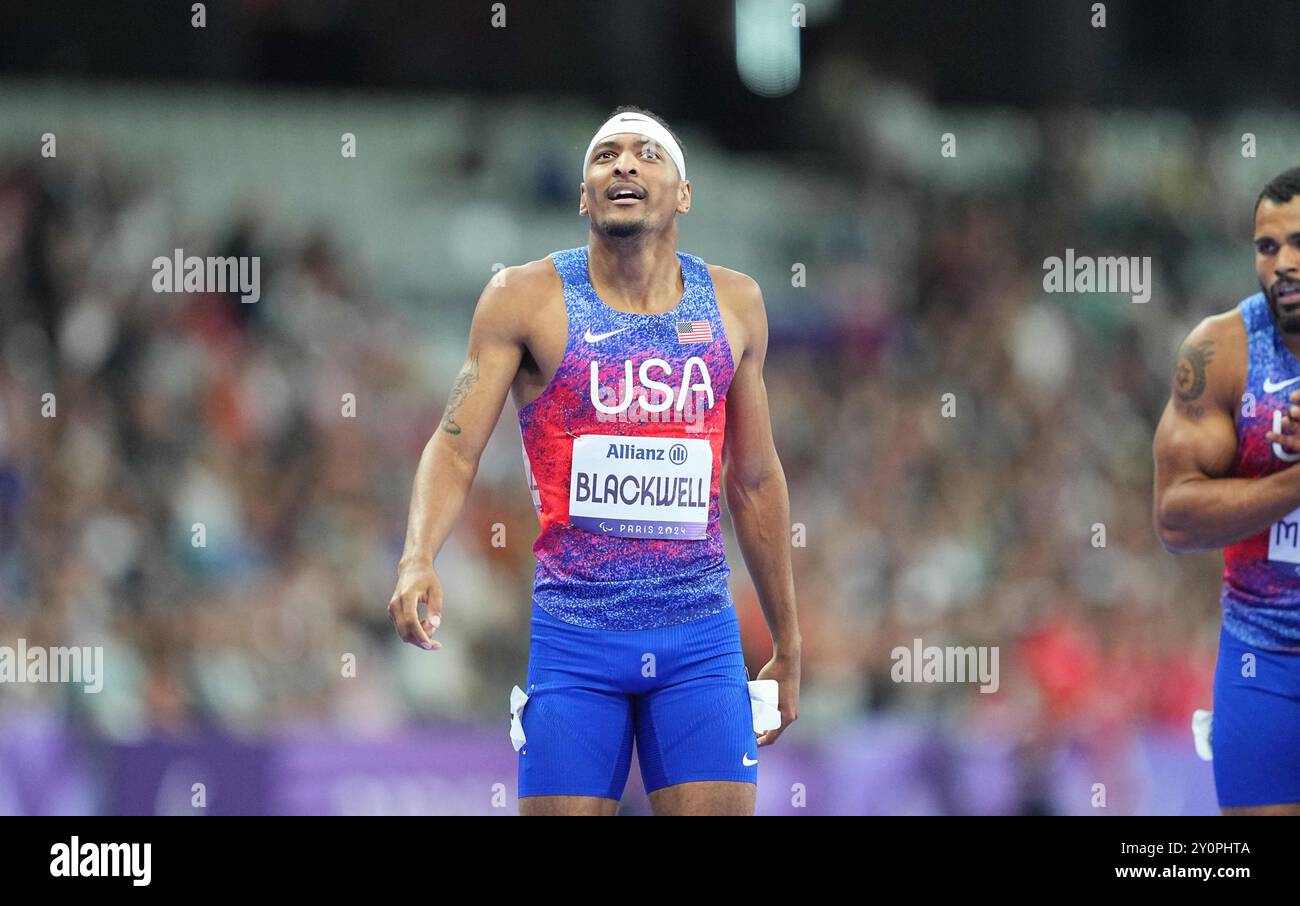 Stade de France, Paris, France. 03rd Sep, 2024. Jaydin Blackwell of ...