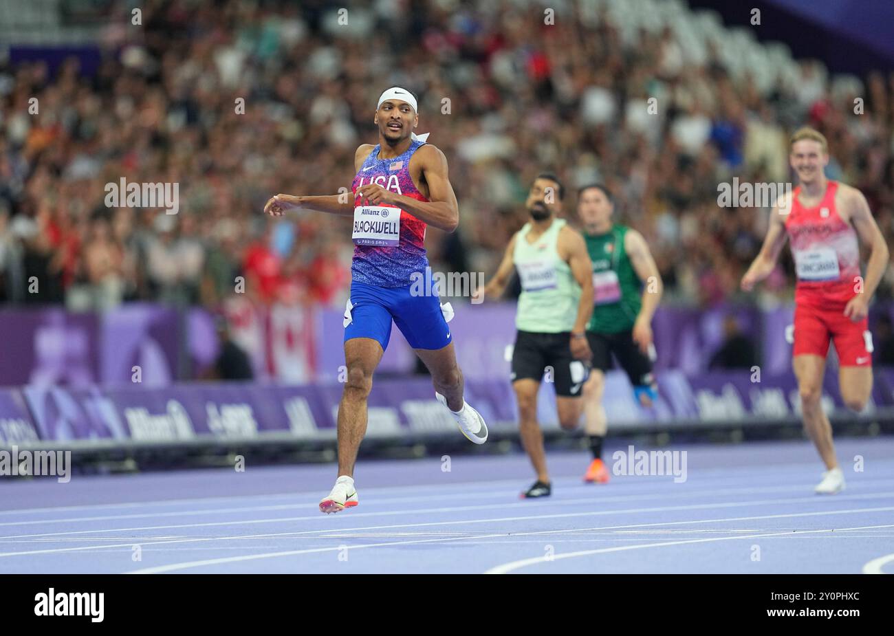 Stade de France, Paris, France. 03rd Sep, 2024. Jaydin Blackwell of ...