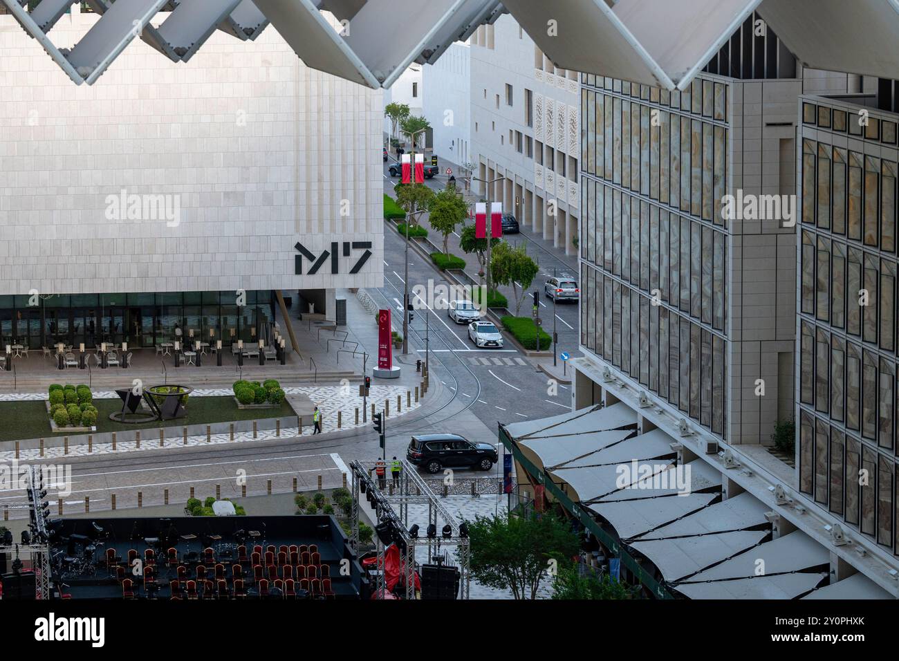 Building Architecture of Musheireb Downtown Doha Qatar Stock Photo - Alamy