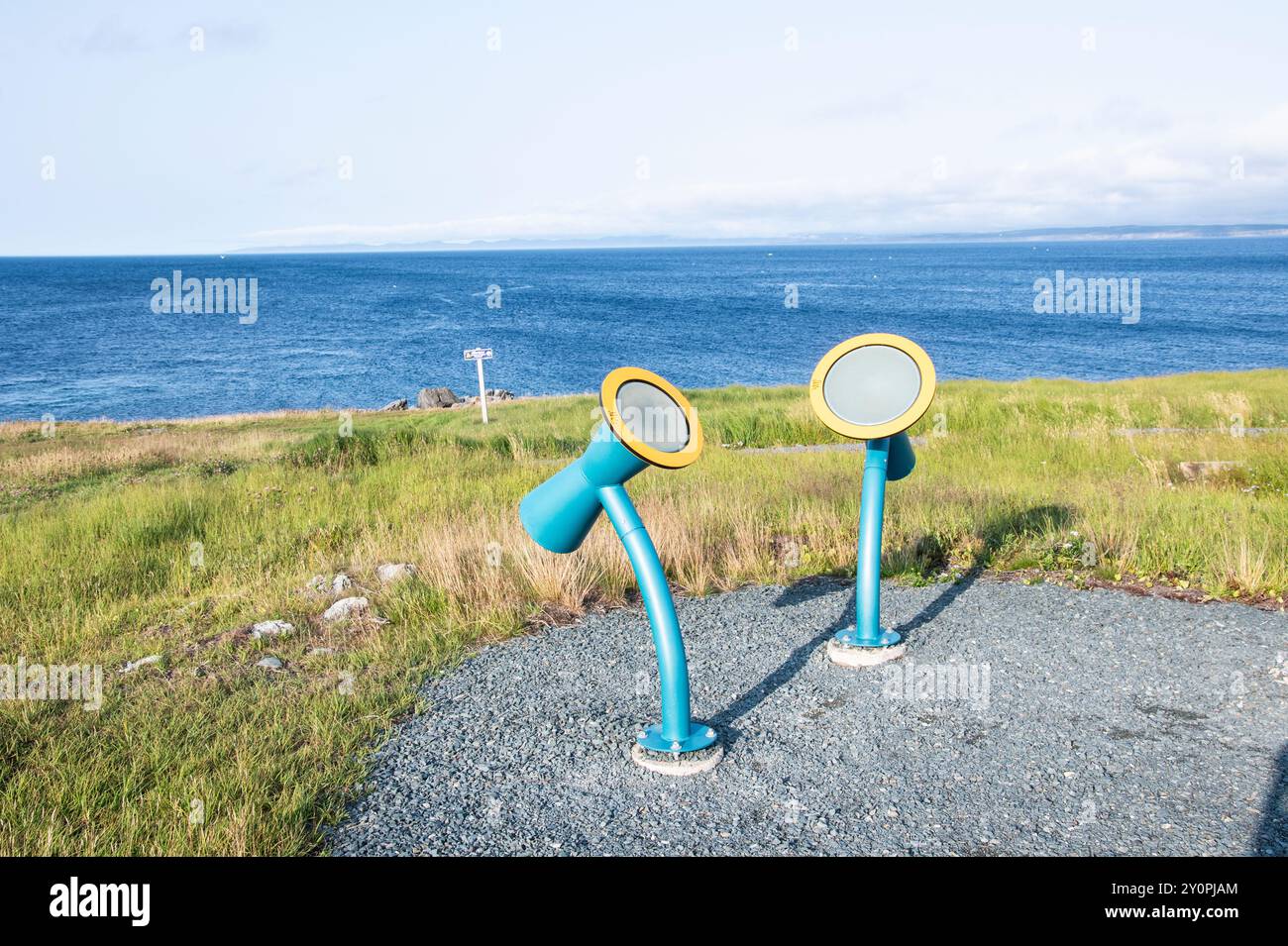 Lights at Green Point Lighthouse in Port de Grave, Newfoundland ...