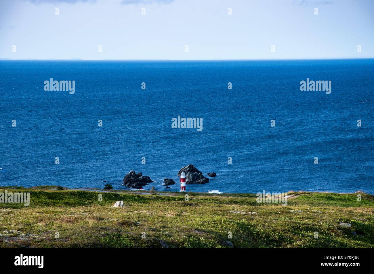 Green Point Lighthouse in Port de Grave, Newfoundland & Labrador ...