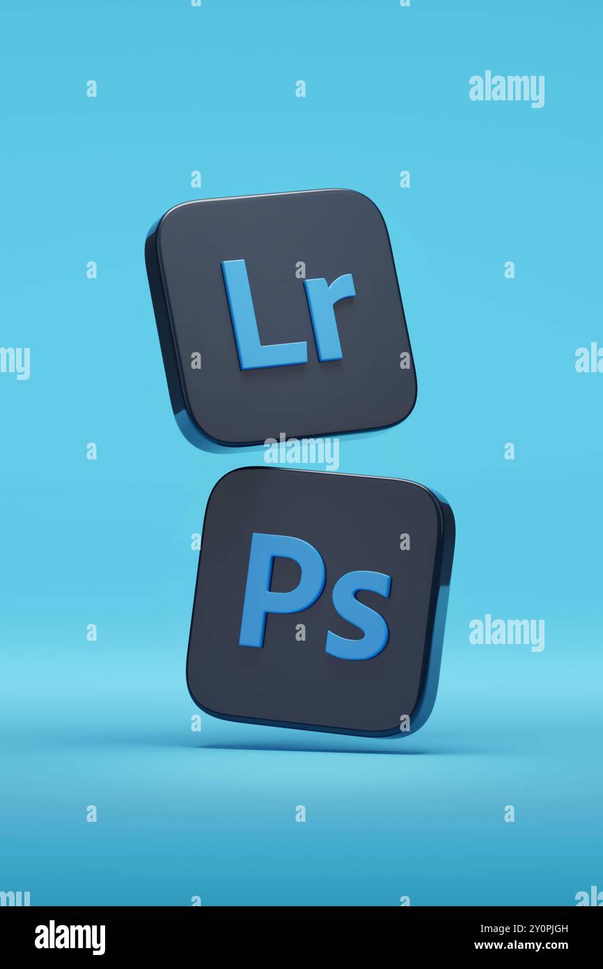 Buenos Aires, Argentina - August 31th, 2024: Adobe Lightroom and ...