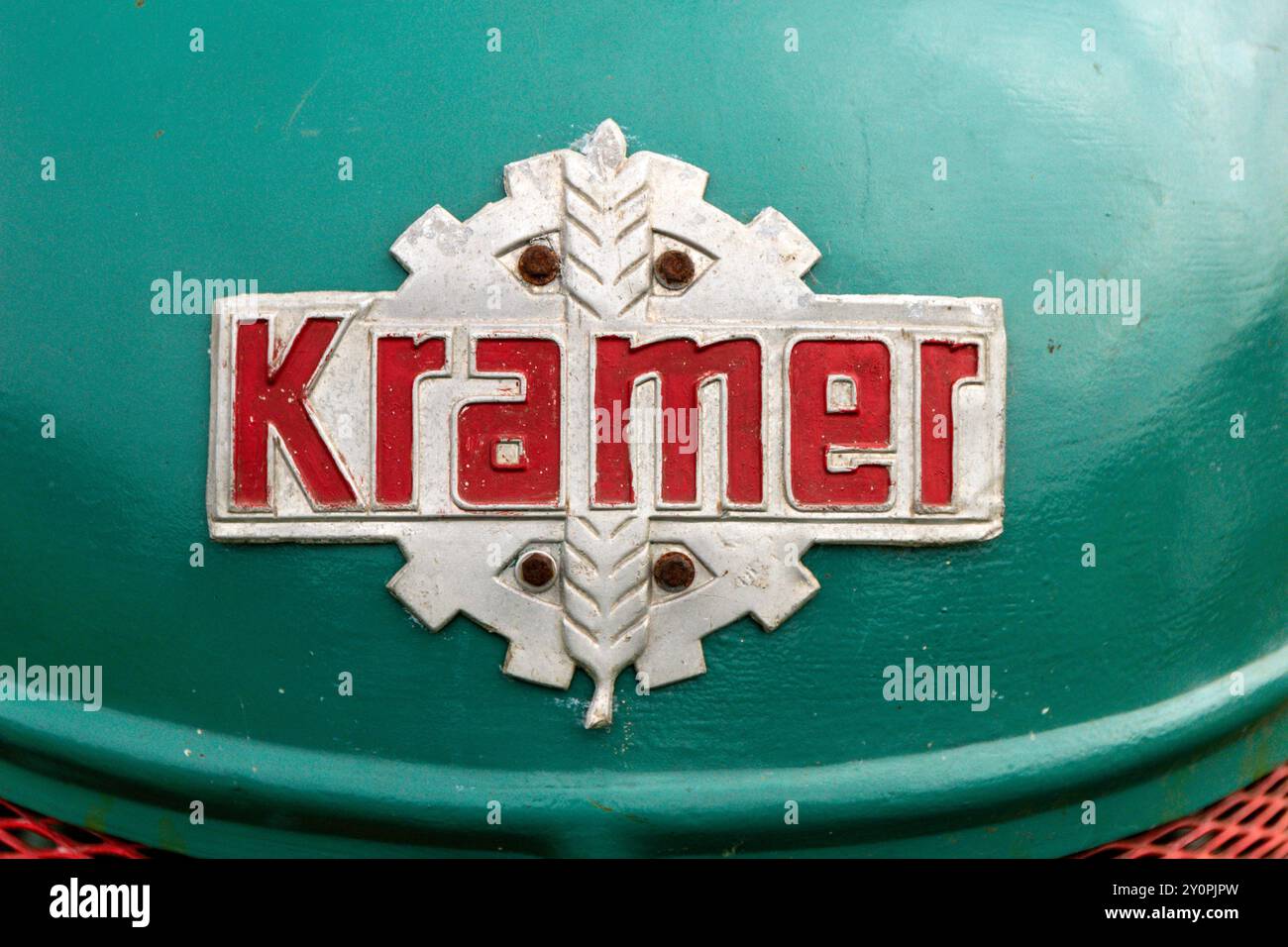 Kramer tractor logo. Lancashire Steam and Vintage Festival 2024 Stock ...