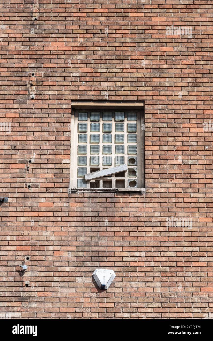 Decaying window of a closed cinema in Alexandra Street, Southend on Sea ...