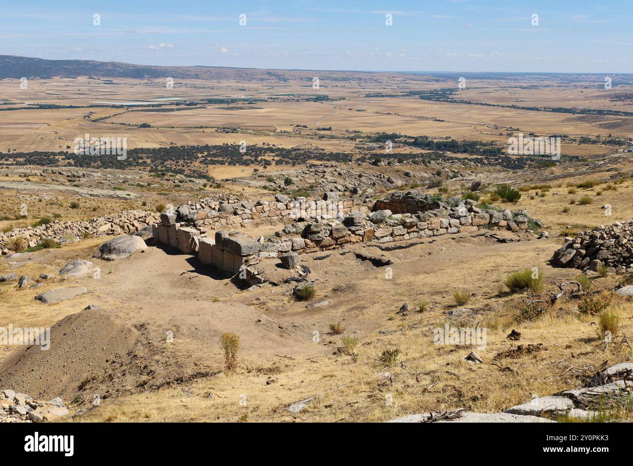 The Tower structure in The Celtic settlement called Fort of Ulaca in ...