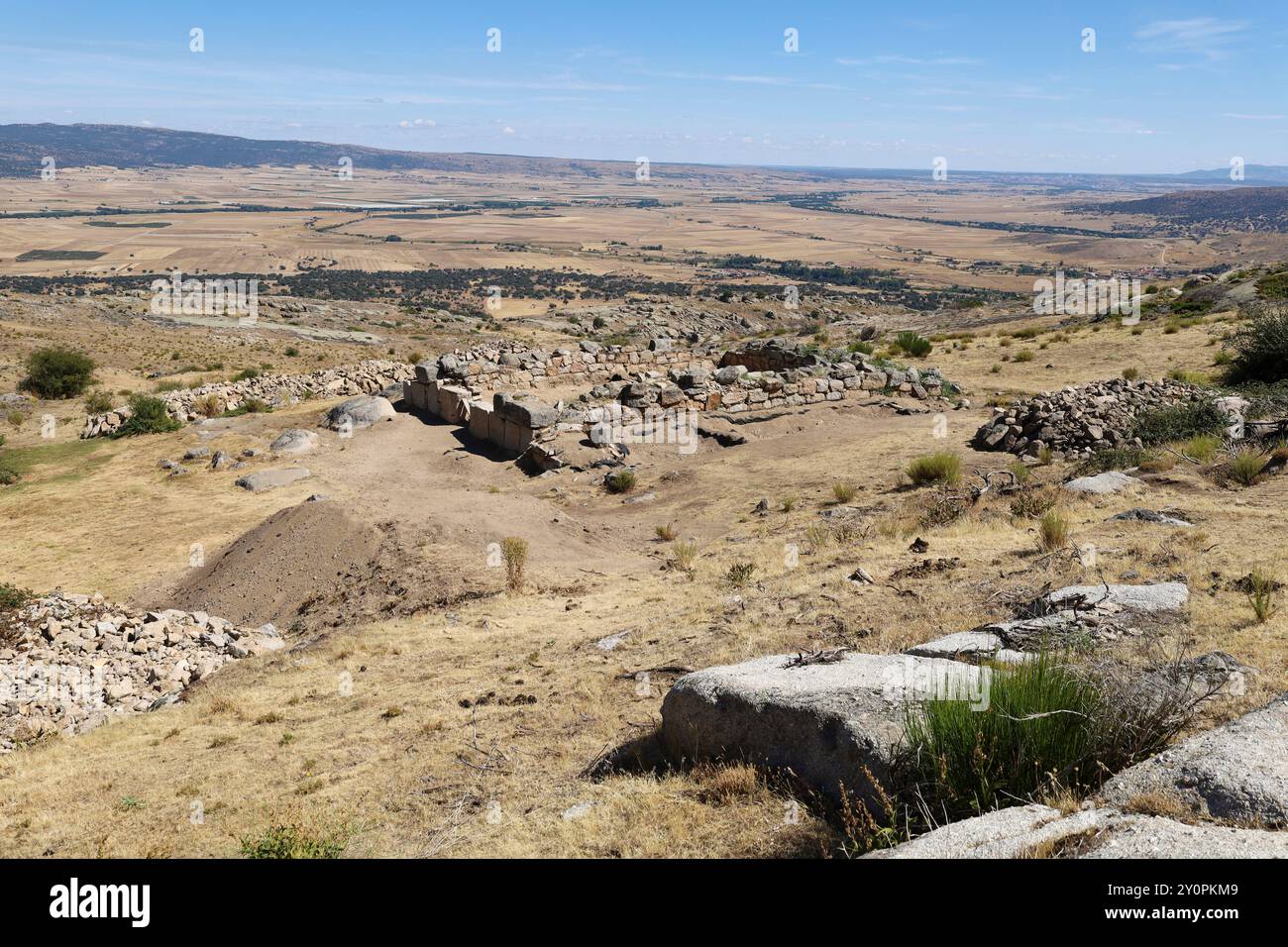 The Tower structure in The Celtic settlement called Fort of Ulaca in ...