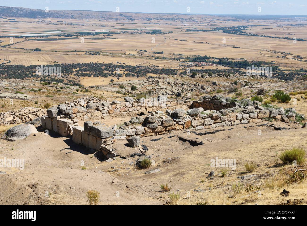 The Tower structure in The Celtic settlement called Fort of Ulaca in ...