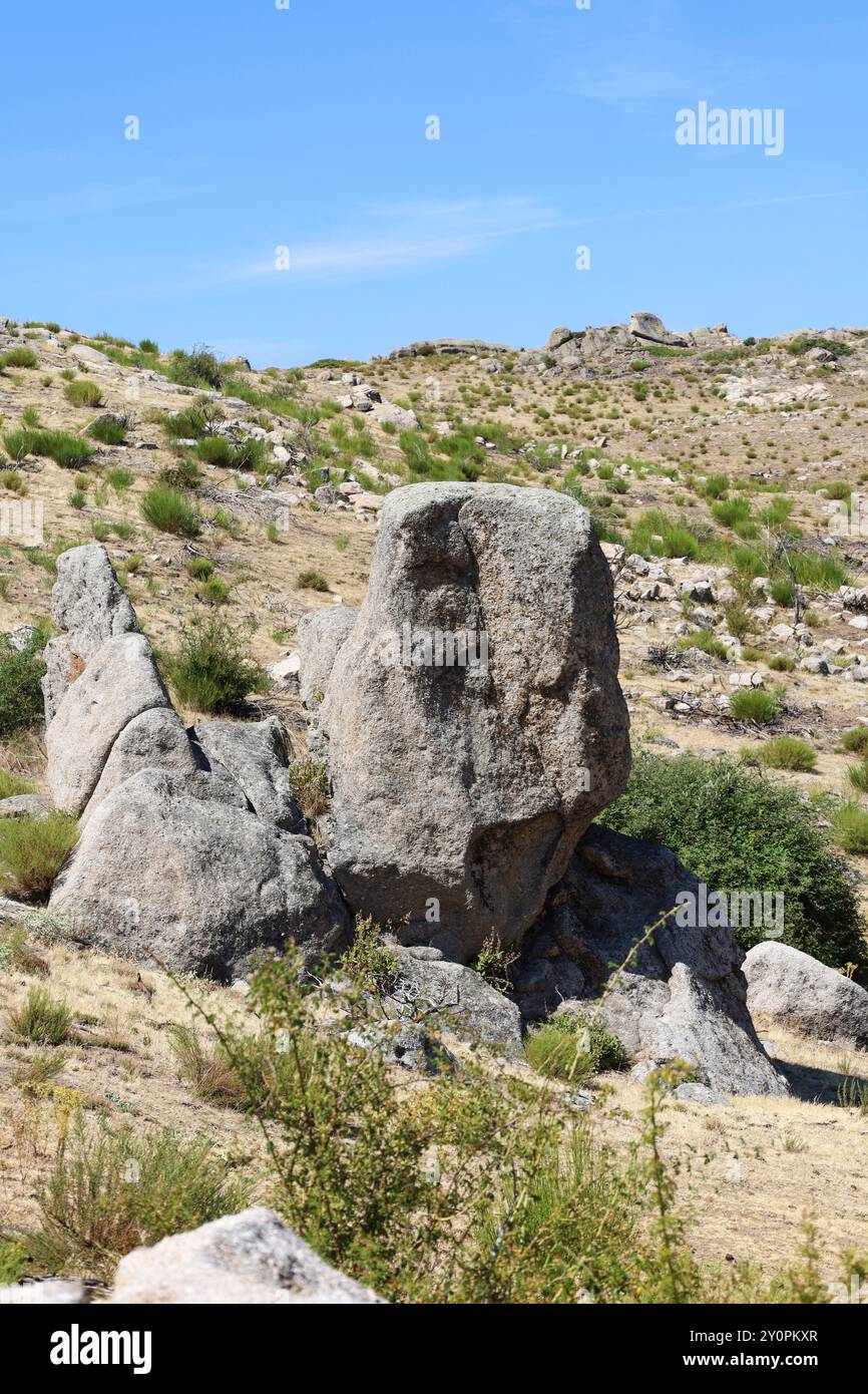 The Celtic settlement called Fort of Ulaca in Sierra de la Paramera ...