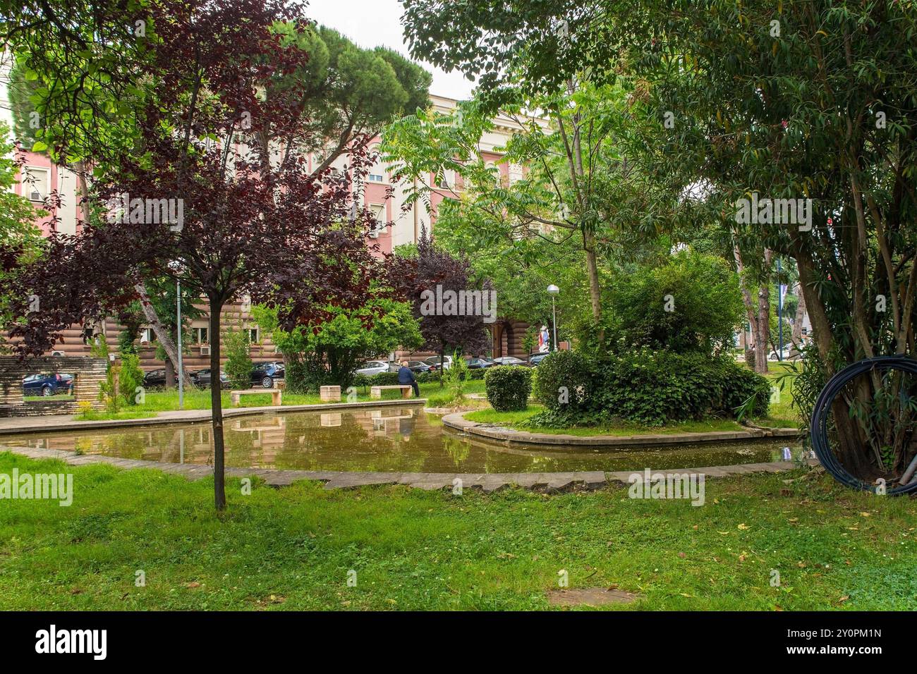 Tirana albania lake park buildings hi-res stock photography and images ...