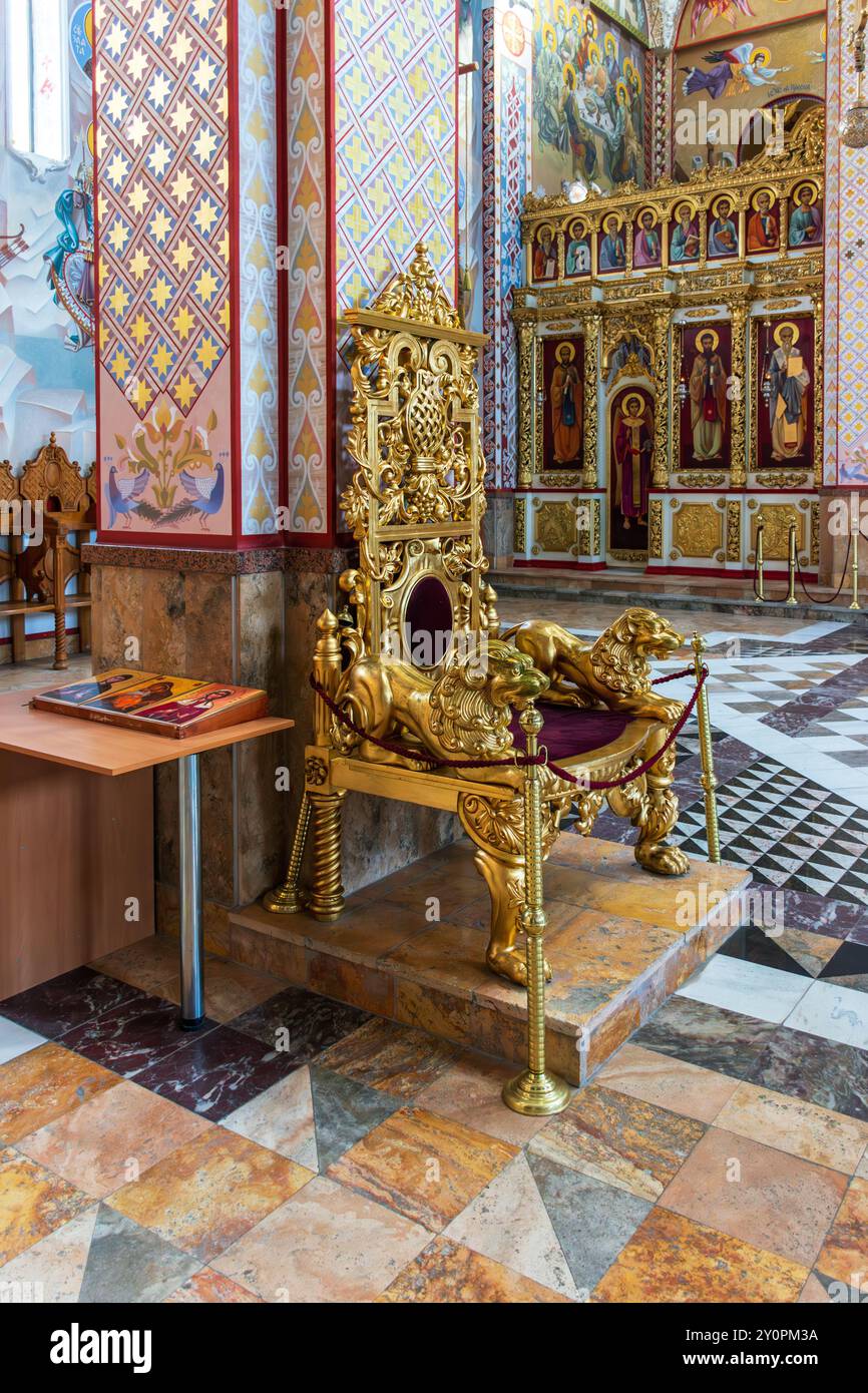 Throne in the Church of the Holy Trinity, Radovish, North Macedonia ...