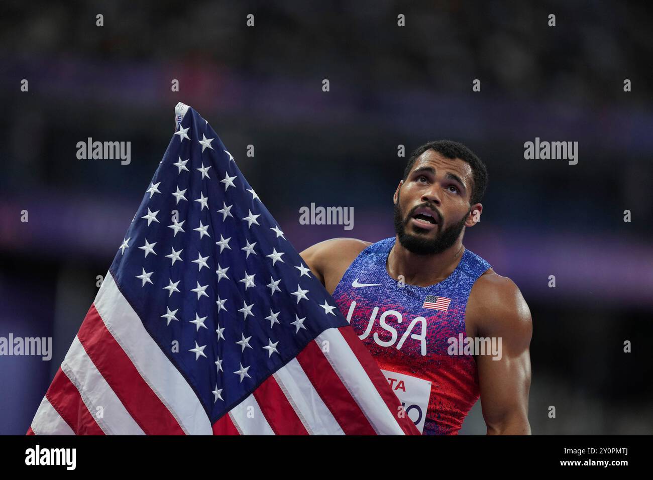 Ryan Medrano from the U.S celebrates after winning the silver medal in ...