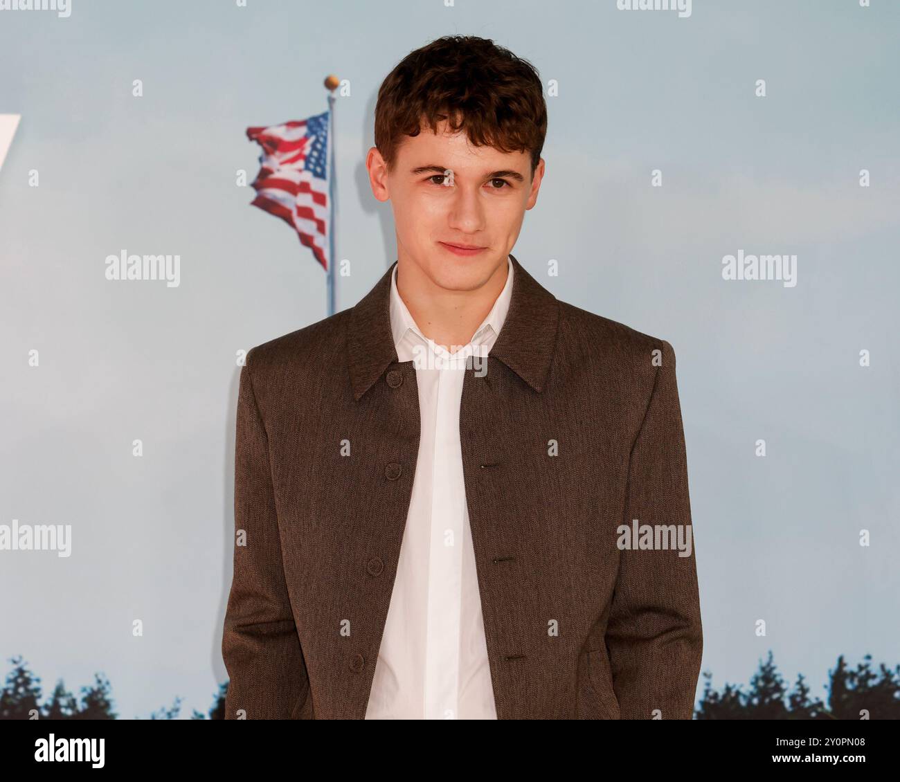 Sam Nivola attends The Perfect Couple UK Premiere at BFI IMAX in ...