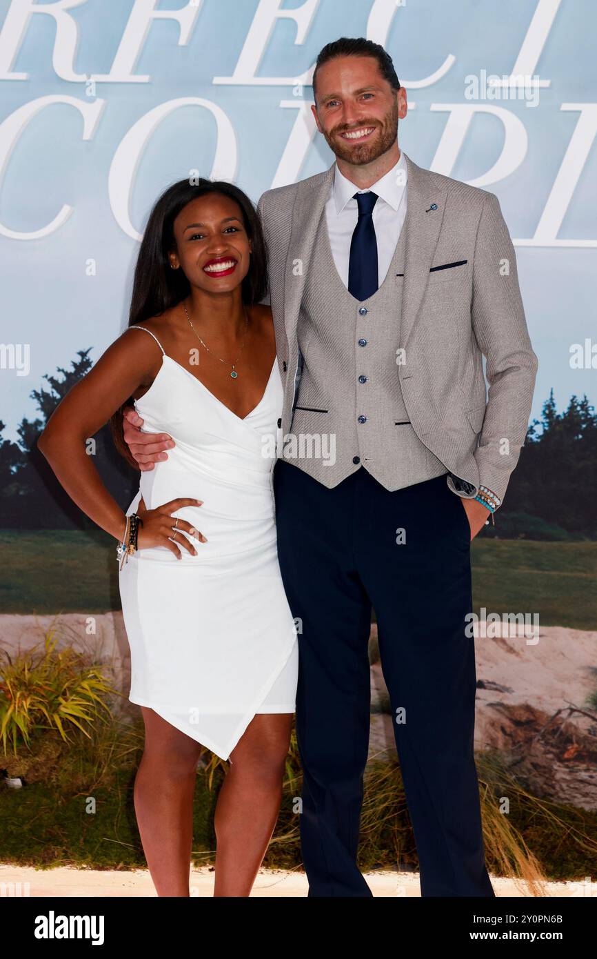 Nicole Stevens and Benaiah Grunewald Brydie attends The Perfect Couple ...
