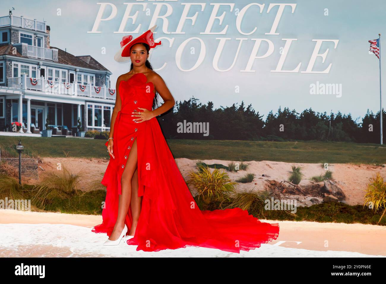 Vanessa Sam attends The Perfect Couple UK Premiere at BFI IMAX in ...