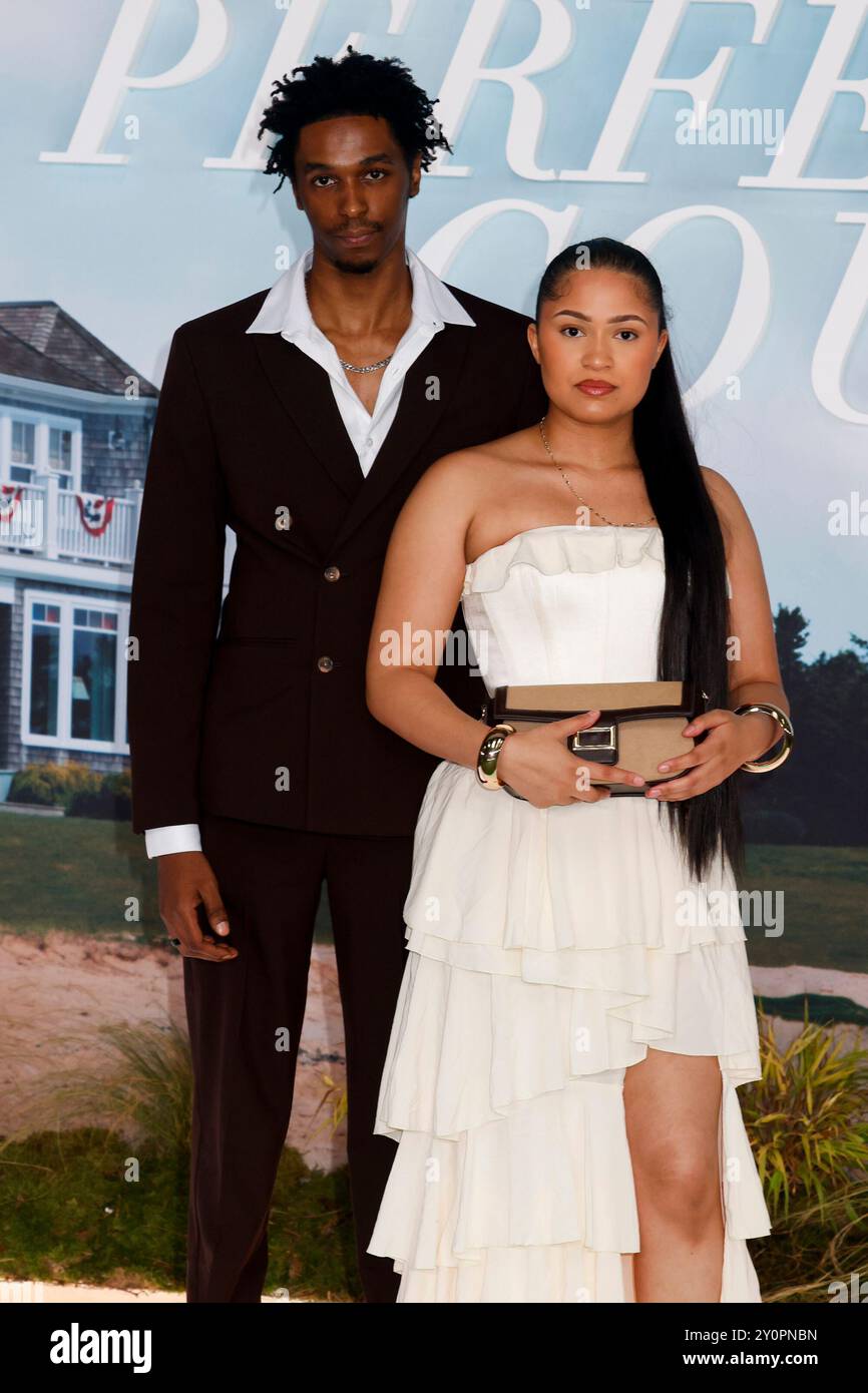 Shamy and Mudy attend The Perfect Couple UK Premiere at BFI IMAX in ...