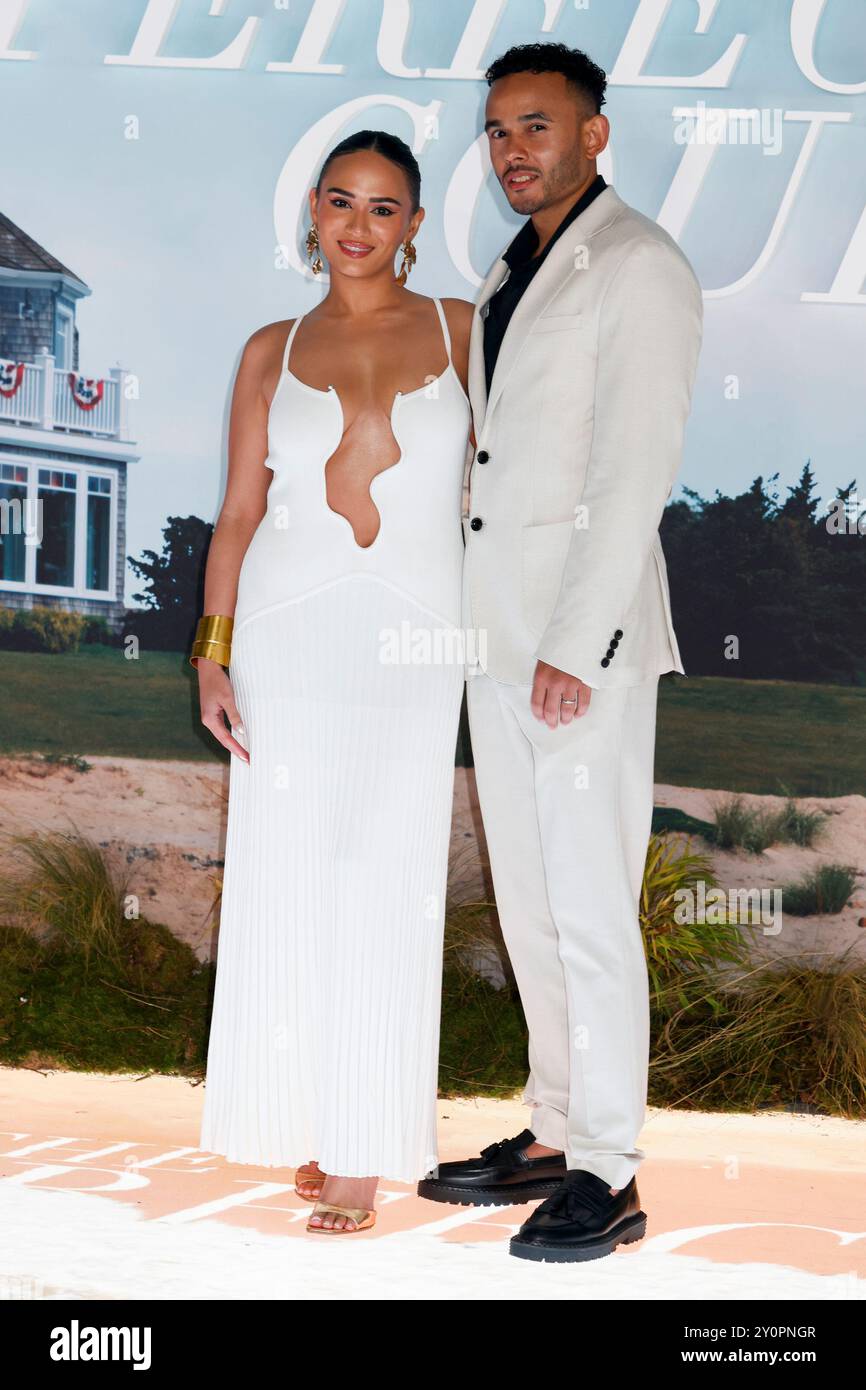 Jasmine Chamberlain and Bobby Johnson attend The Perfect Couple UK ...