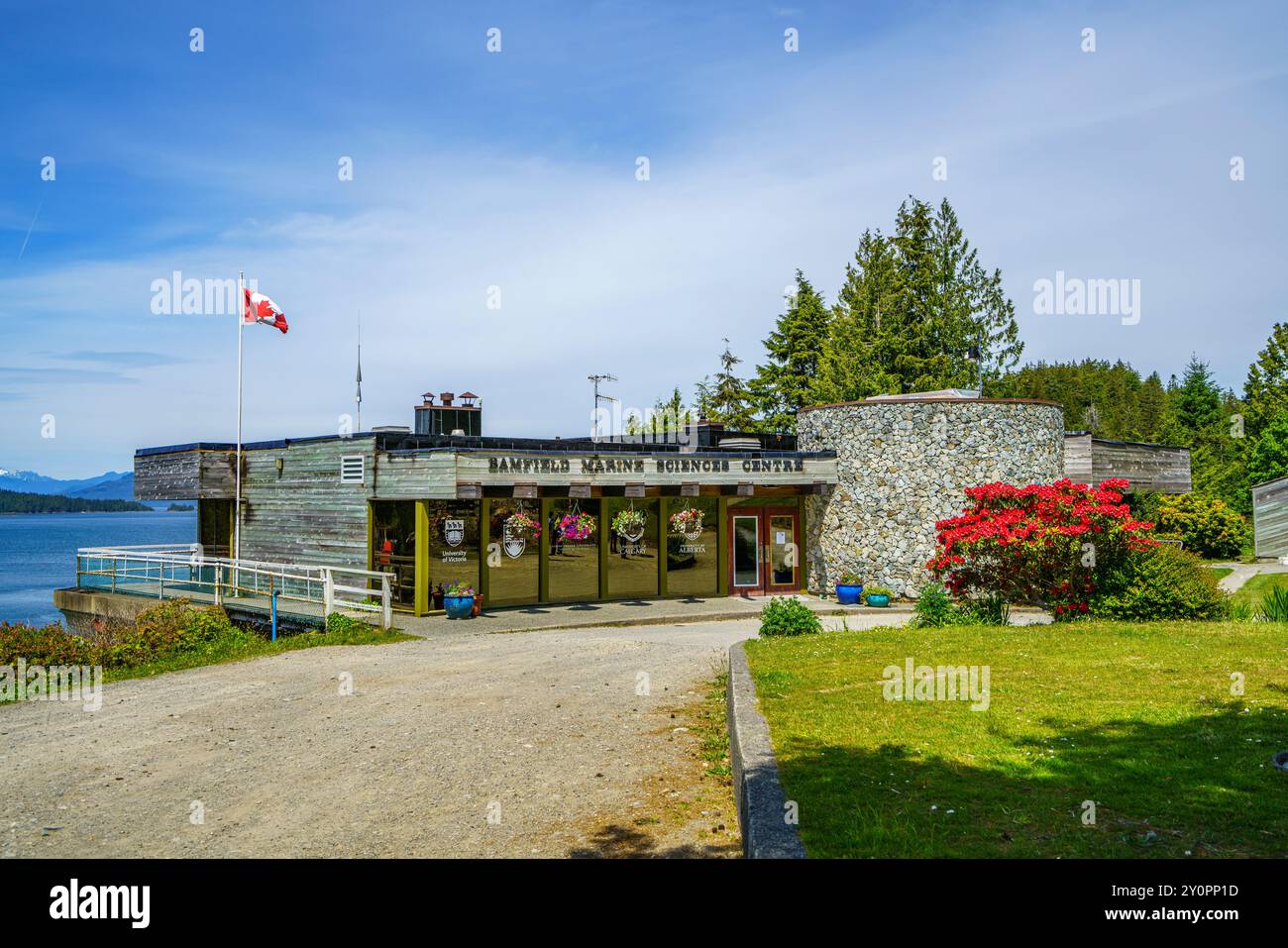 The building housing the Bamfield Marine Sciences Centre on the west ...
