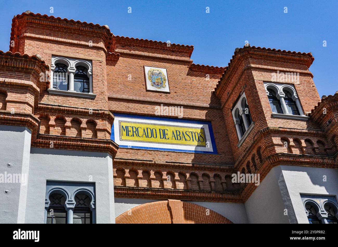 Mercado de Abastos, in neo-Mudejar style, one of the most emblematic ...
