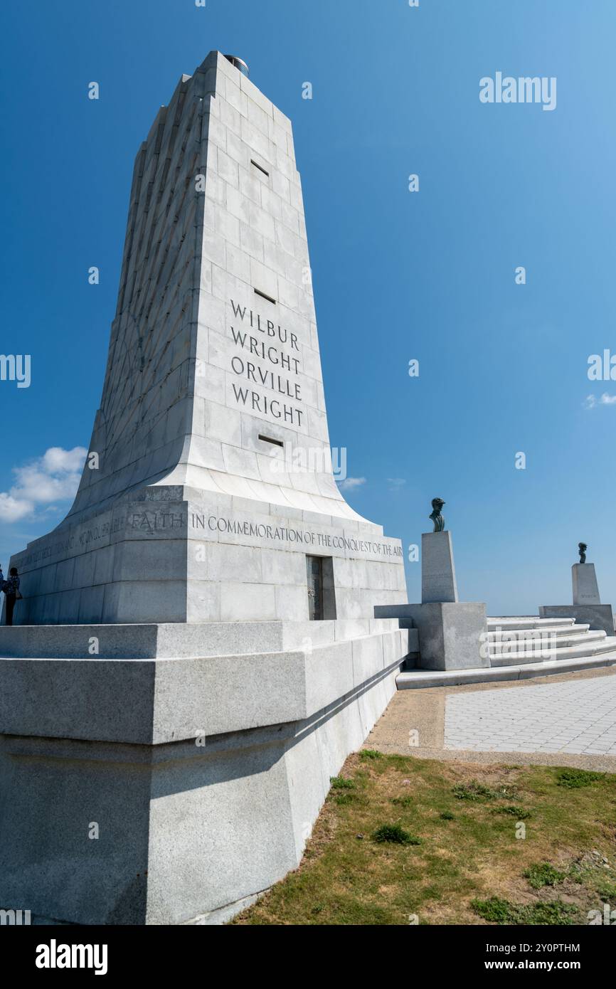 Kitty Hawk, North Carolina - September 1, 2024: Wright Brothers ...