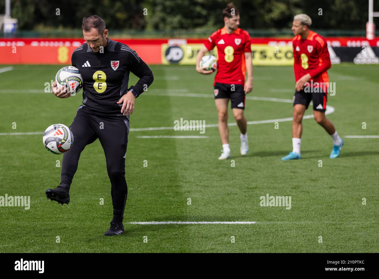 PONTYCLUN, WALES - 03 SEPTEMBER 2024: Wales’ Assistant Coach Andrew ...