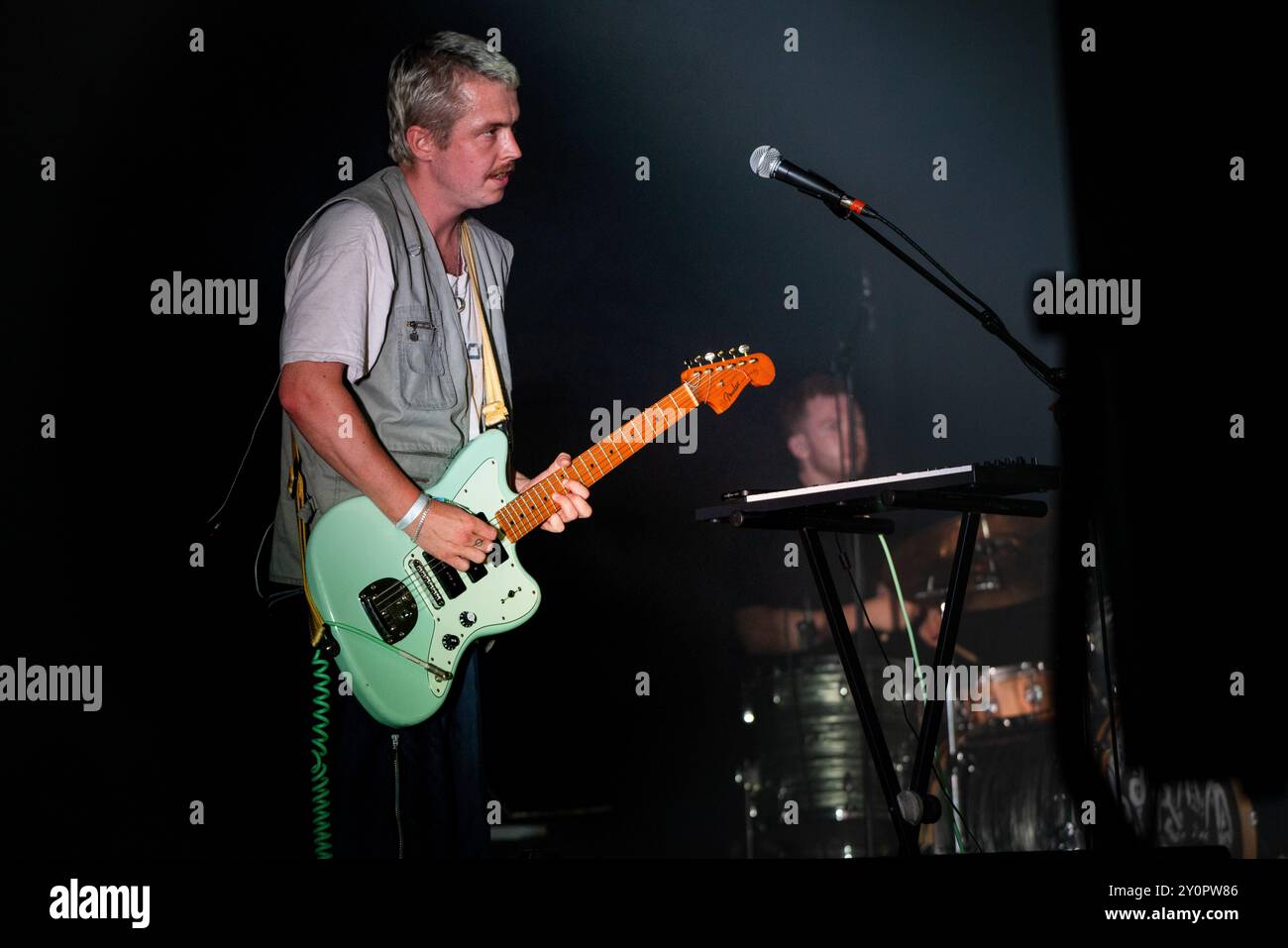 BDRMM, CONCERT, 2024: Ryan Smith of the band BDRMM on the Far Out Stage ...