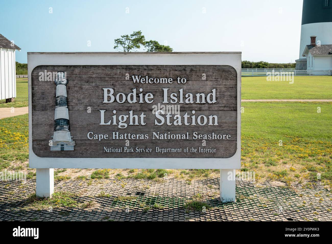 Nags Head, North Carolina - August 31, 2024: Bodie Island Lighthouse ...
