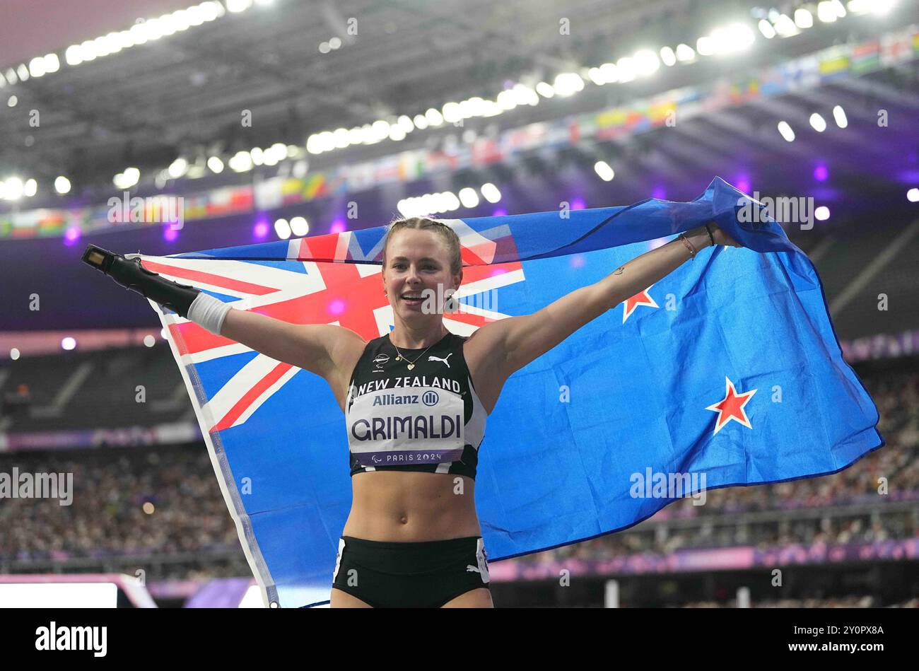 Paris, France. 03rd Sep, 2024. September 03 2024: Anna Grimaldi of New ...