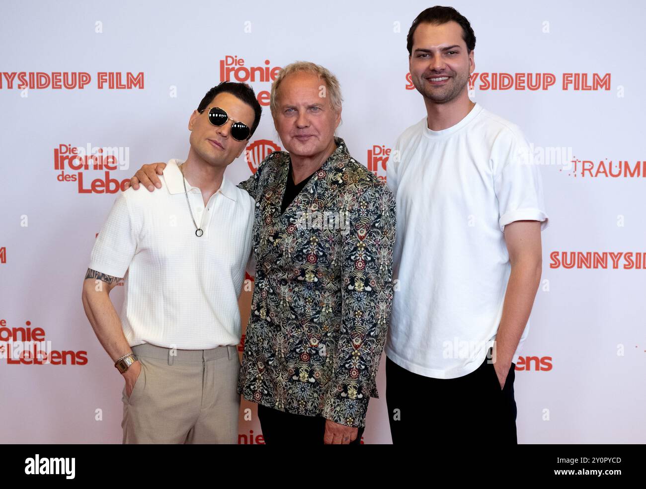 Munich, Germany. 03rd Sep, 2024. Uwe Ochsenknecht (M), actor, and his ...