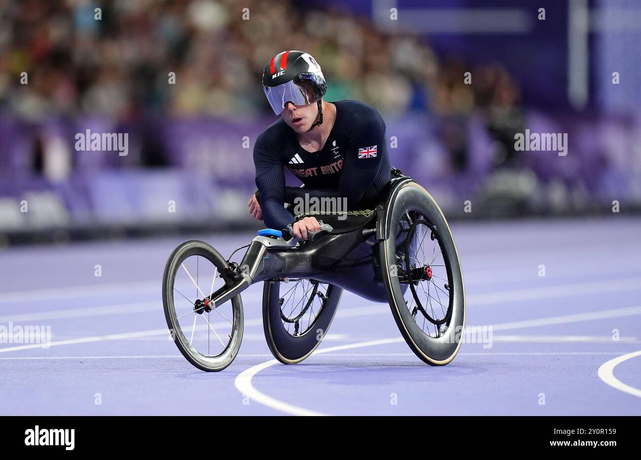 Great Britain's Nathan Maguire after competing in the Men's 1500m T54 ...