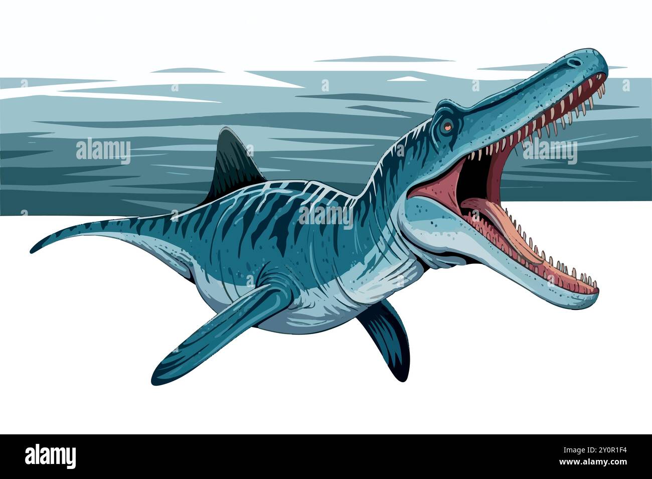 Mosasaurus vector collection hi-res stock photography and images - Alamy