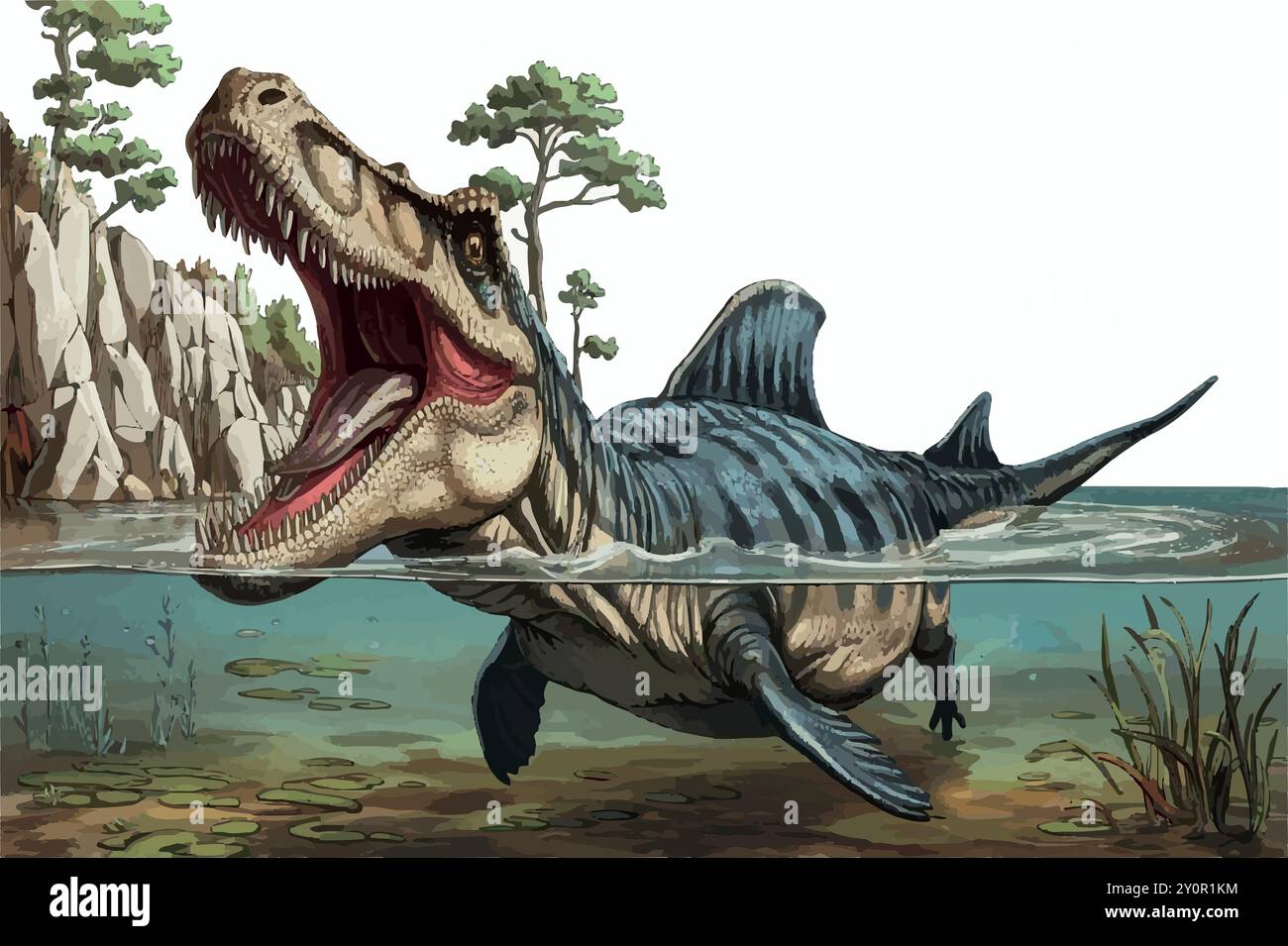 Mosasaurus: The Evolution of a Marine Giant Stock Vector Image & Art ...